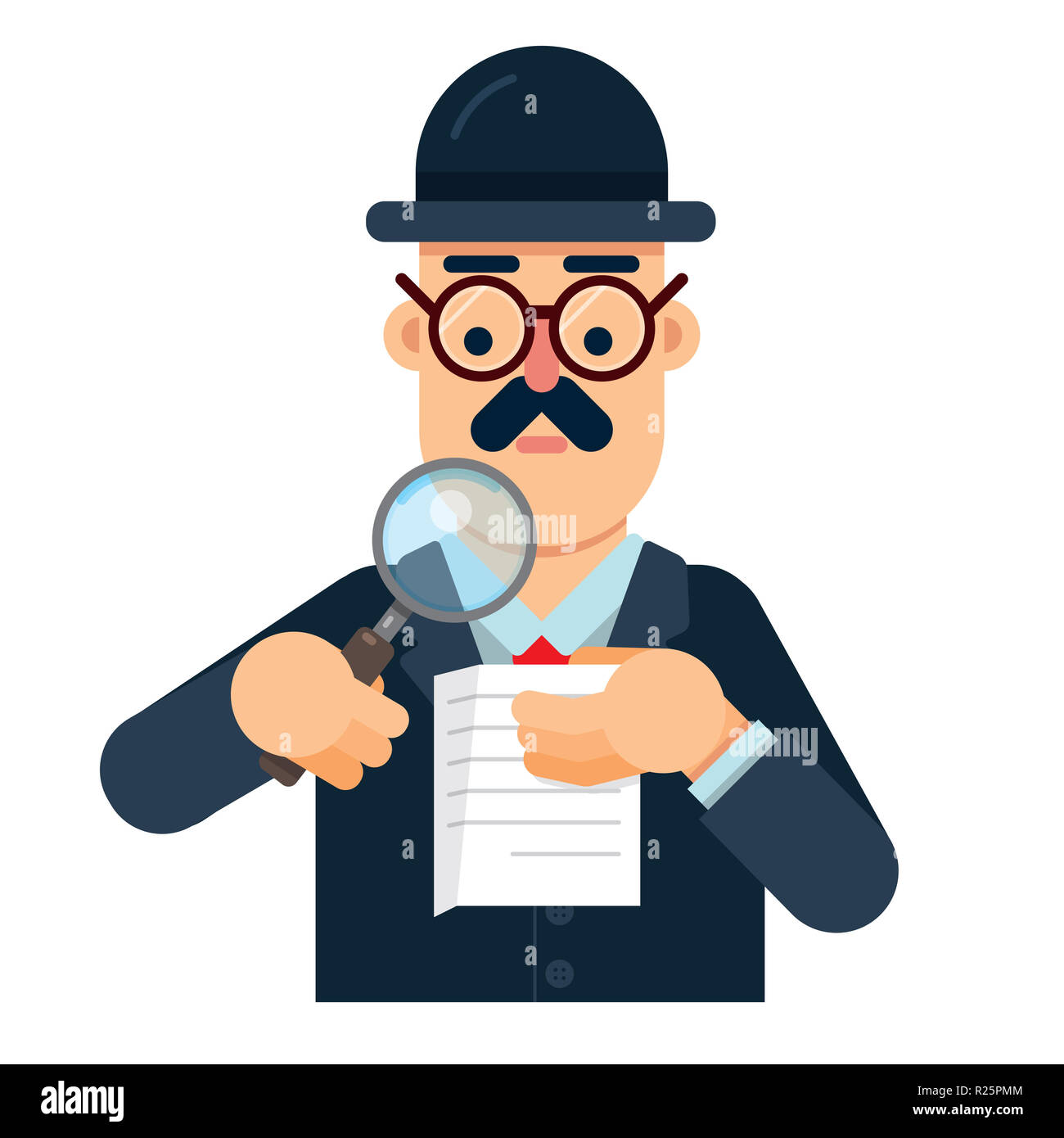 Audit inspection finance icon vector hi-res stock photography and ...