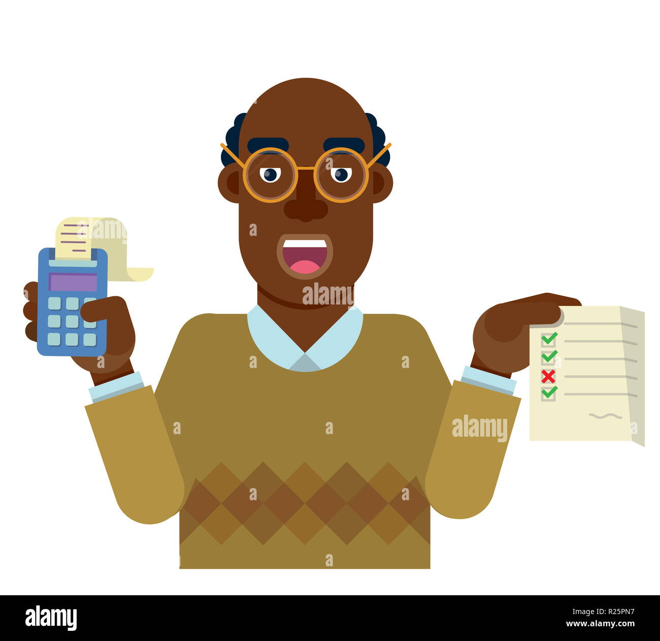 Audit inspection finance icon vector hi-res stock photography and ...