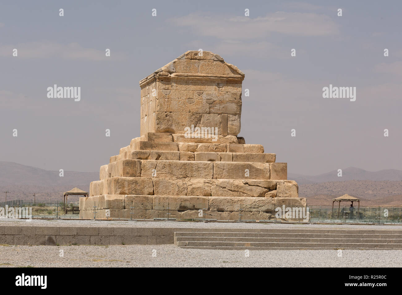 Tomb of Cyrus the Great, the ancient Persia emperor, in Pasargadae, the ...