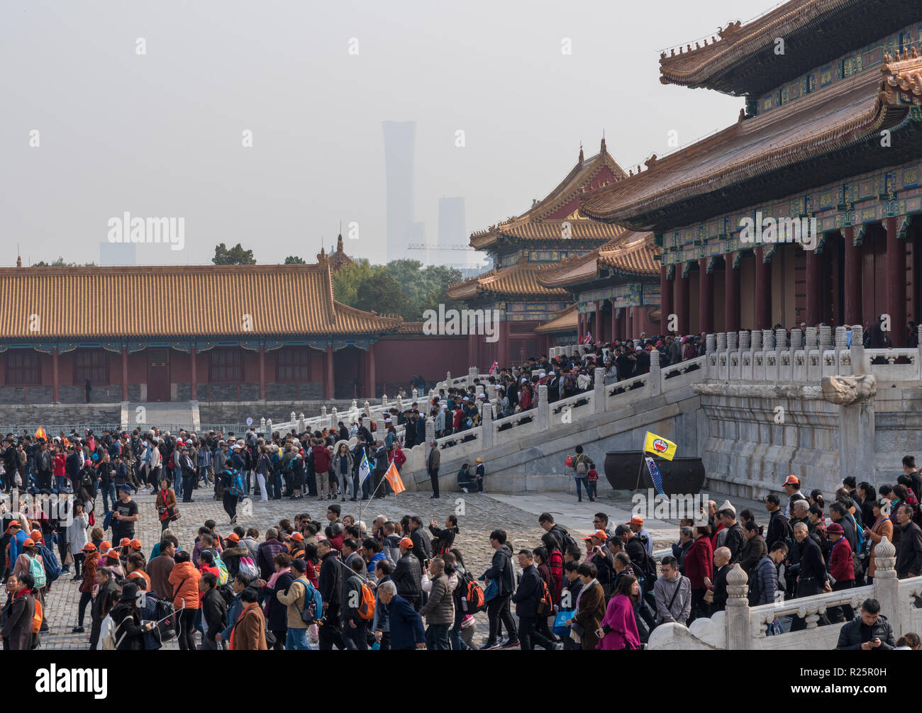 Crowds approach Palace Museum in Forbidden City Stock Photo - Alamy