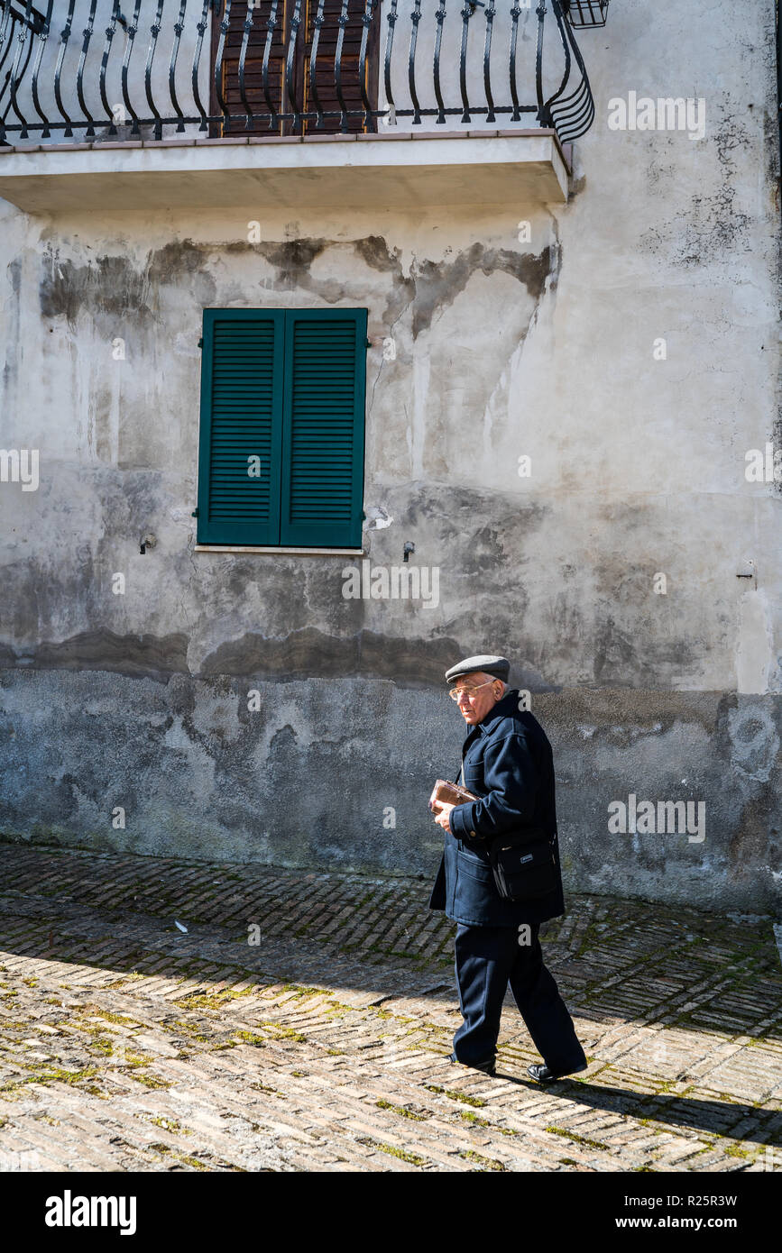 Local people in the street of the Penne, Italy, Europe Stock Photo - Alamy