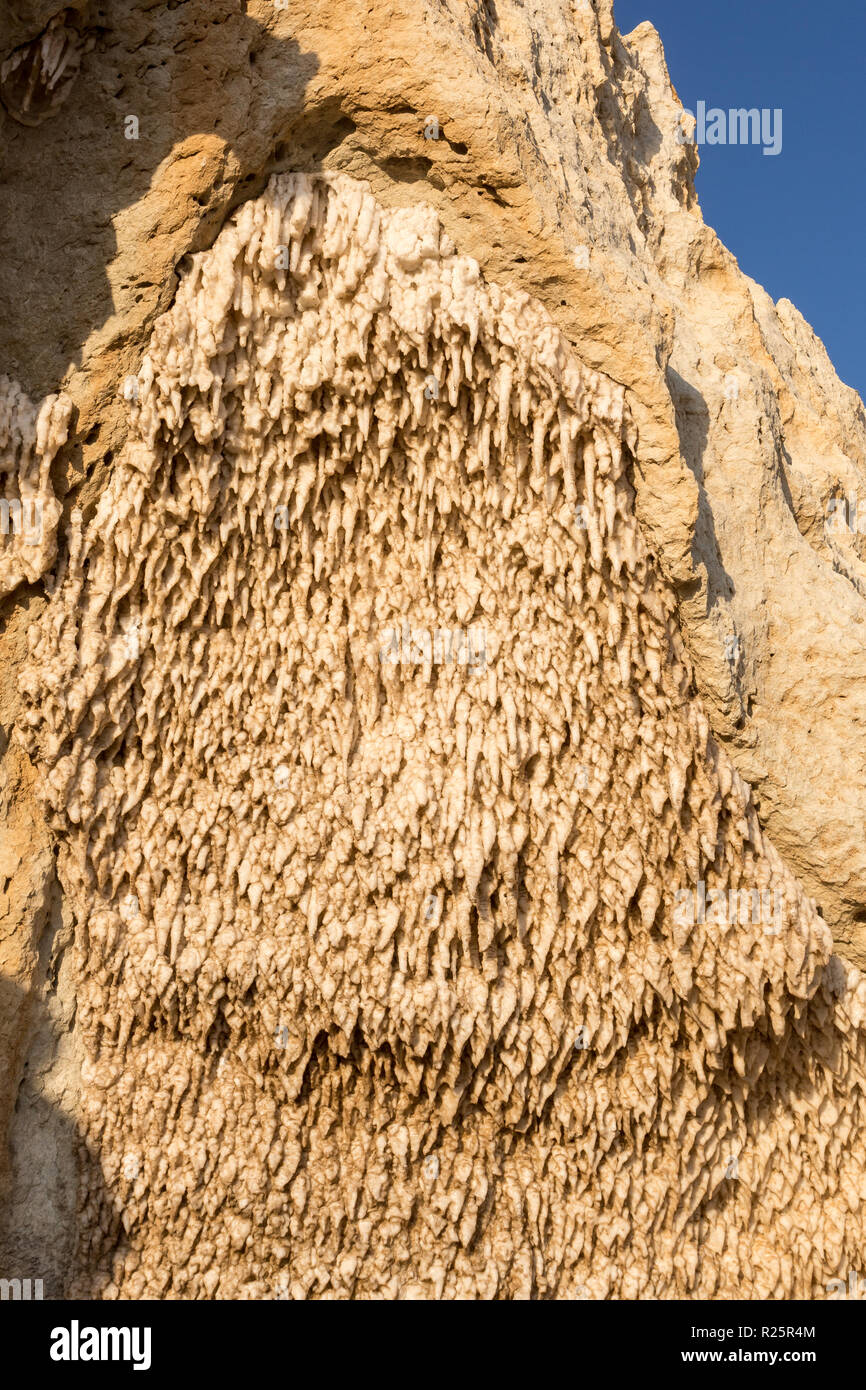 Salt rocks by Urmia Lake in North-West region of Iran on September 26 ...