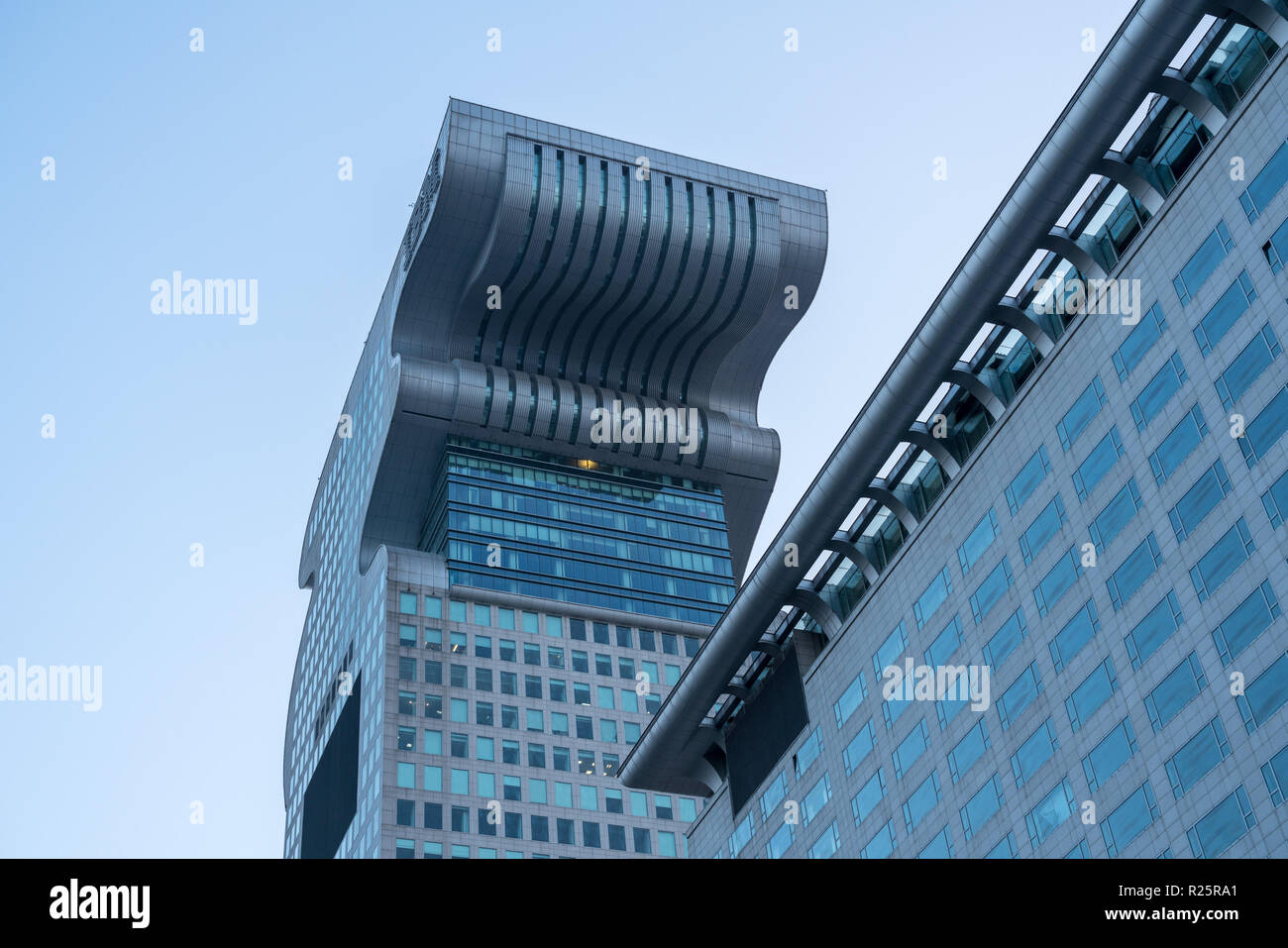 IBM Tower or Dragon building in Beijing China Stock Photo - Alamy