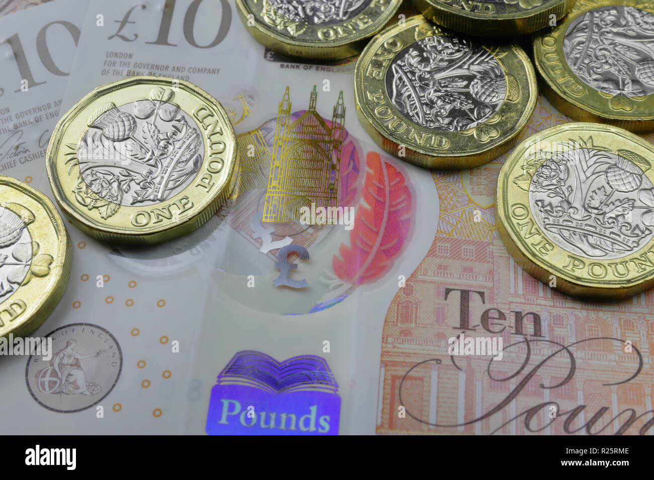 One pound note britain hi-res stock photography and images - Alamy