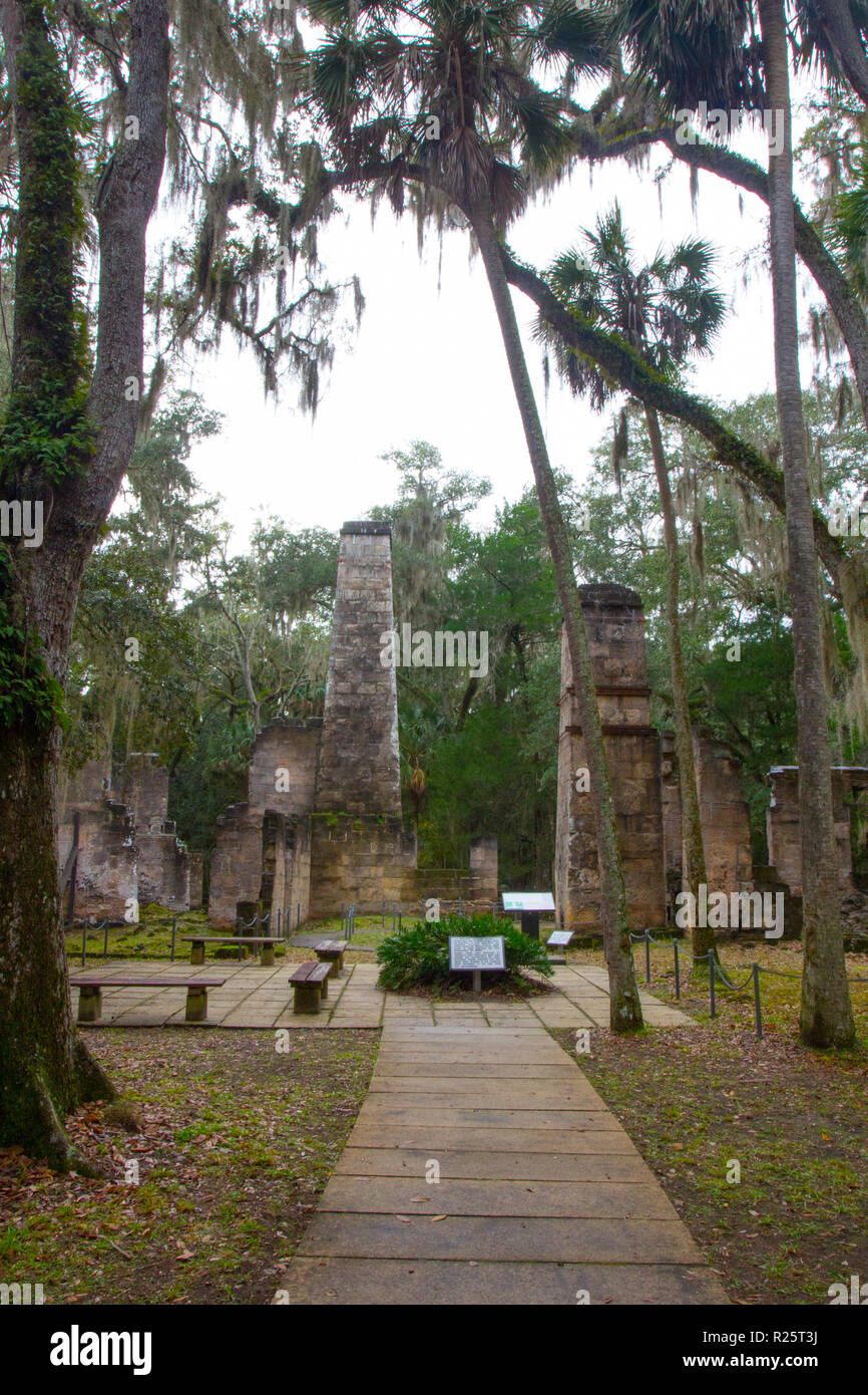 Bulow Plantation, Florida Stock Photo - Alamy