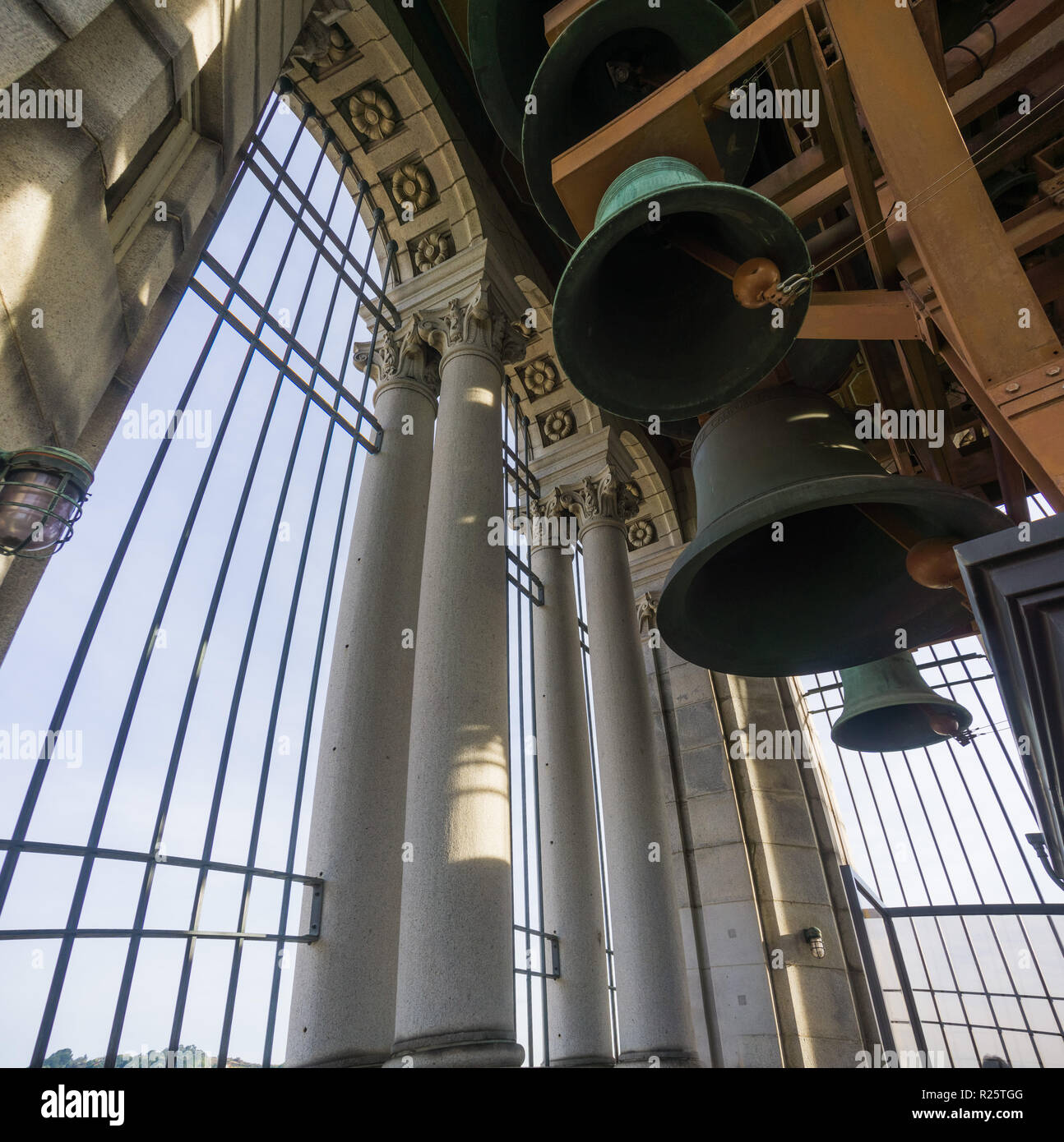 November 19, 2017 Berkeley/CA/USA - Carillon and high arches at the top ...
