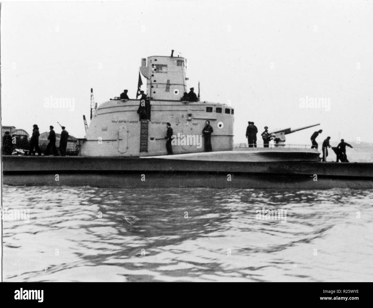 WWII Italian submarine in Bordeaux - betasom base at Bordeaux , France ...