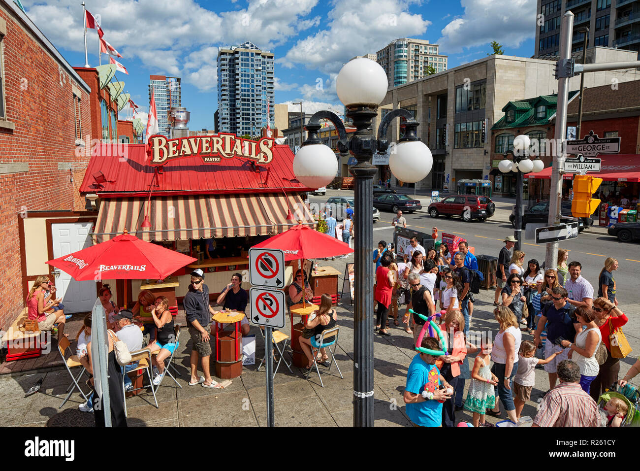 BeaverTails Pastry stand Beaver Tails on George Street in Ottawa Canada ...