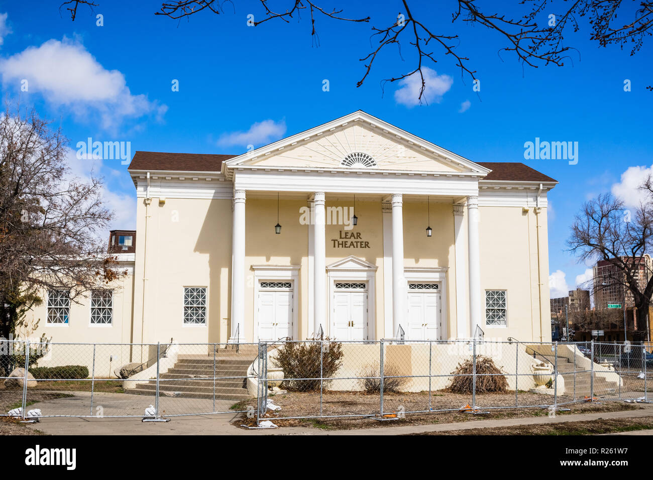 March 25, 2018 Reno / Nevada / USA - Exterior view of the Lear Theater ...
