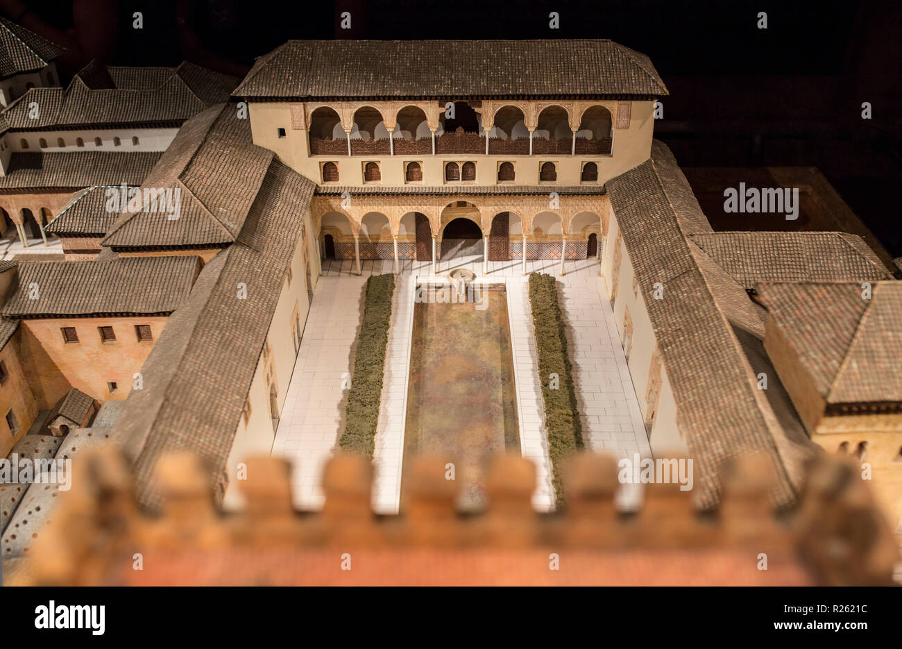 Alhambra palace mexuar hall hi-res stock photography and images - Alamy