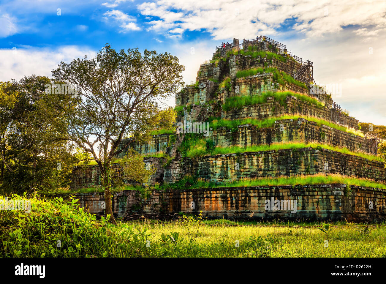 Ancient pyramid death Prasat Thom Koh Ker in Mayan style hidden in ...