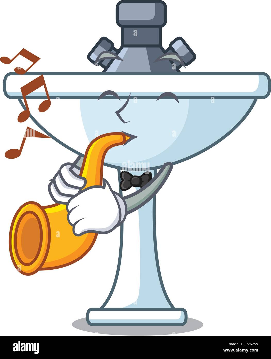 Horn bath Stock Vector Images - Alamy