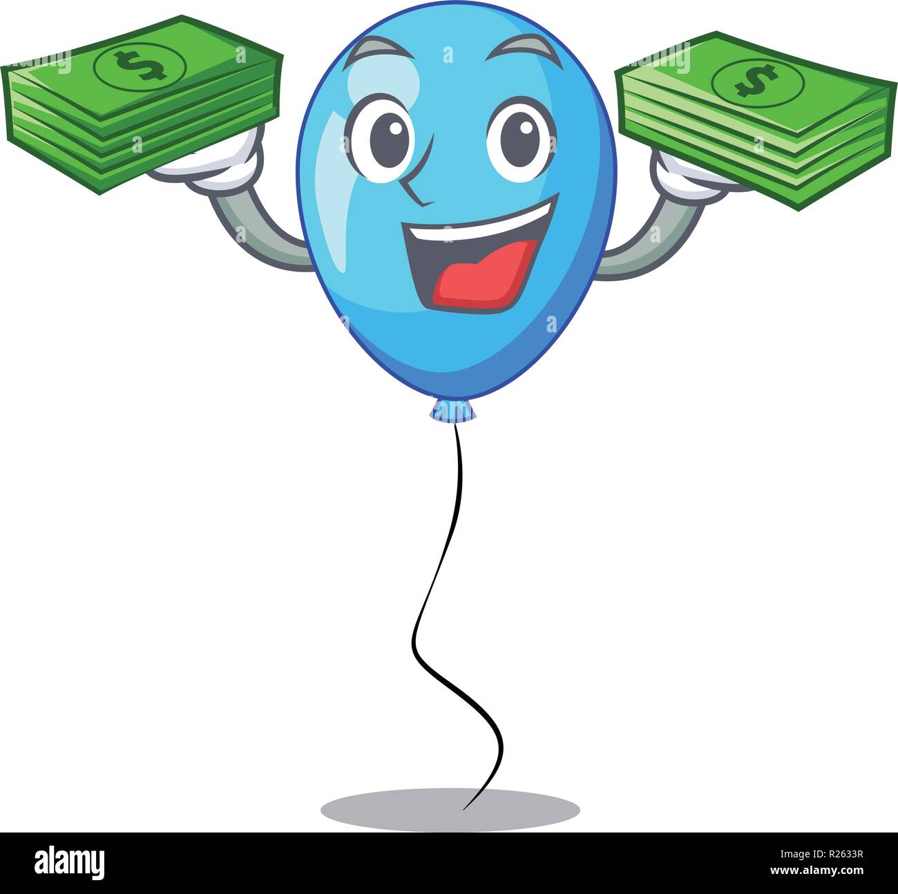 Dollar bill ball Stock Vector Images - Alamy