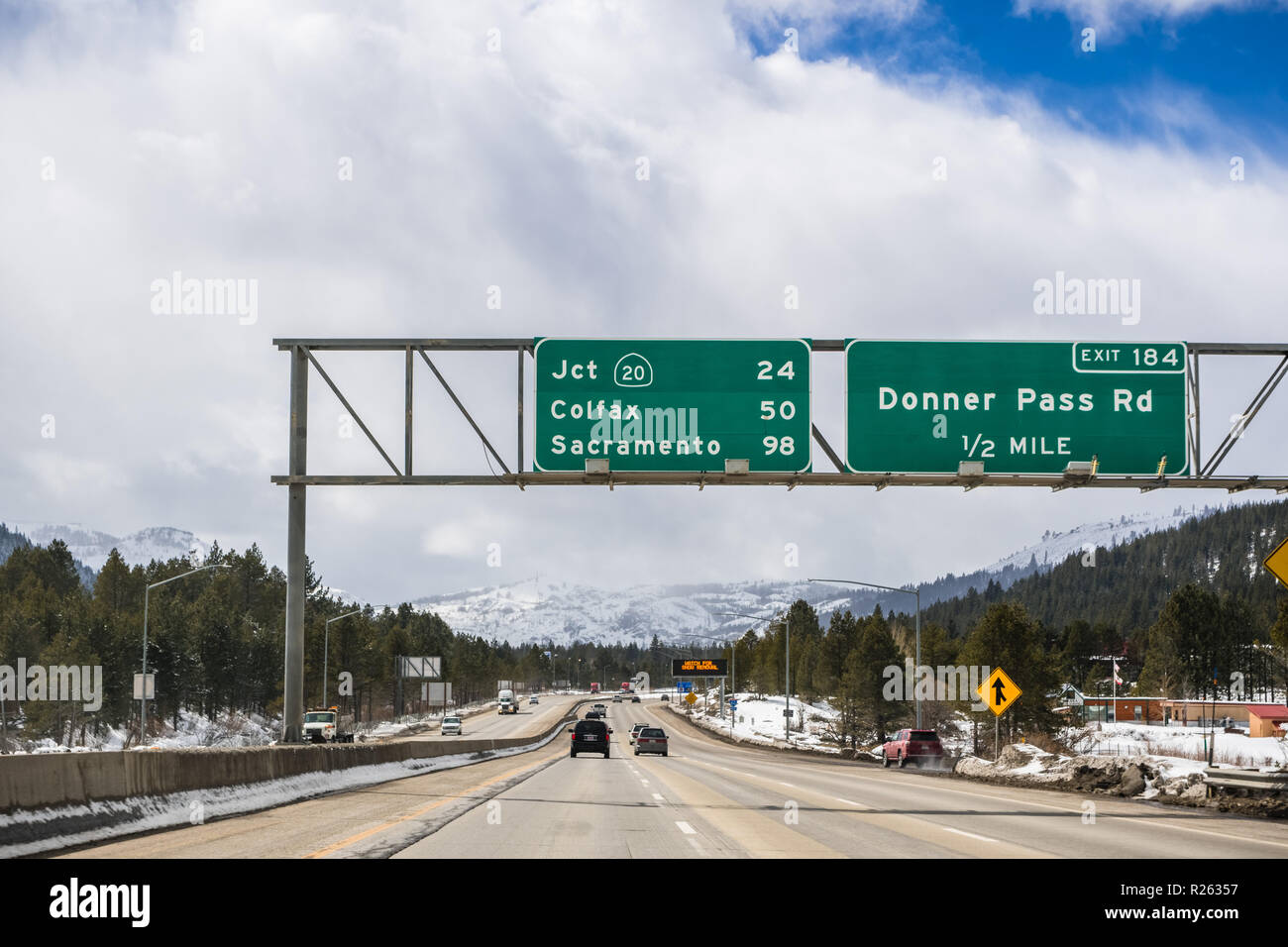Truckee, california snow hi-res stock photography and images - Alamy