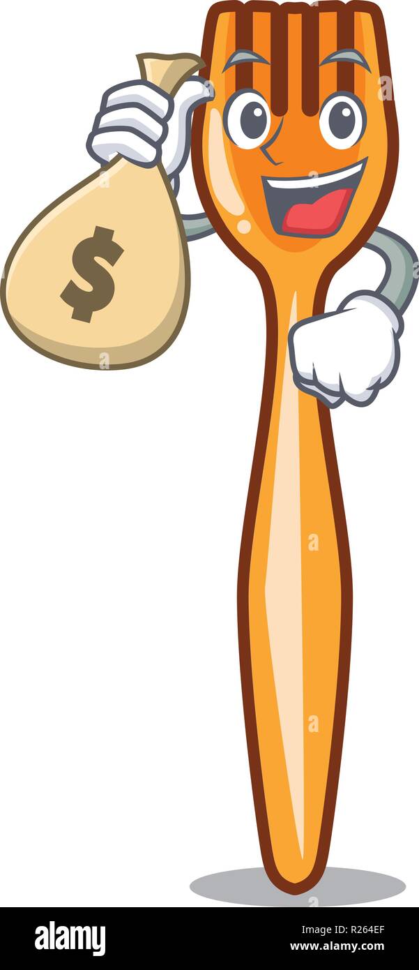 Cartoon money fork Stock Vector Images - Alamy