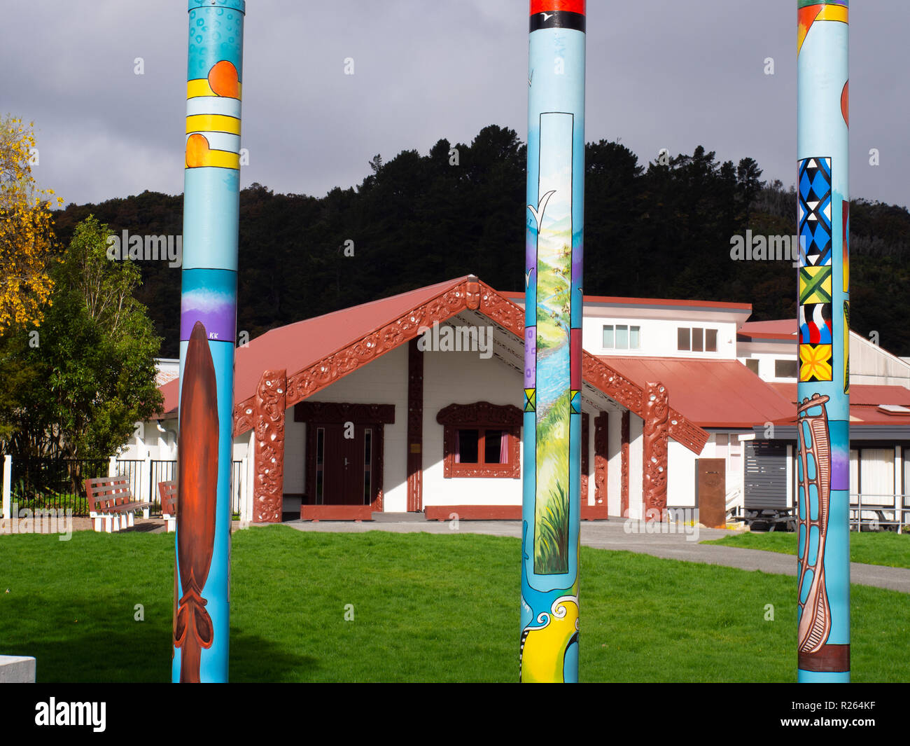 Marae building hi-res stock photography and images - Alamy
