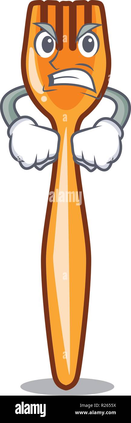 Angry plastic fork on use for mascot Stock Vector Image & Art - Alamy