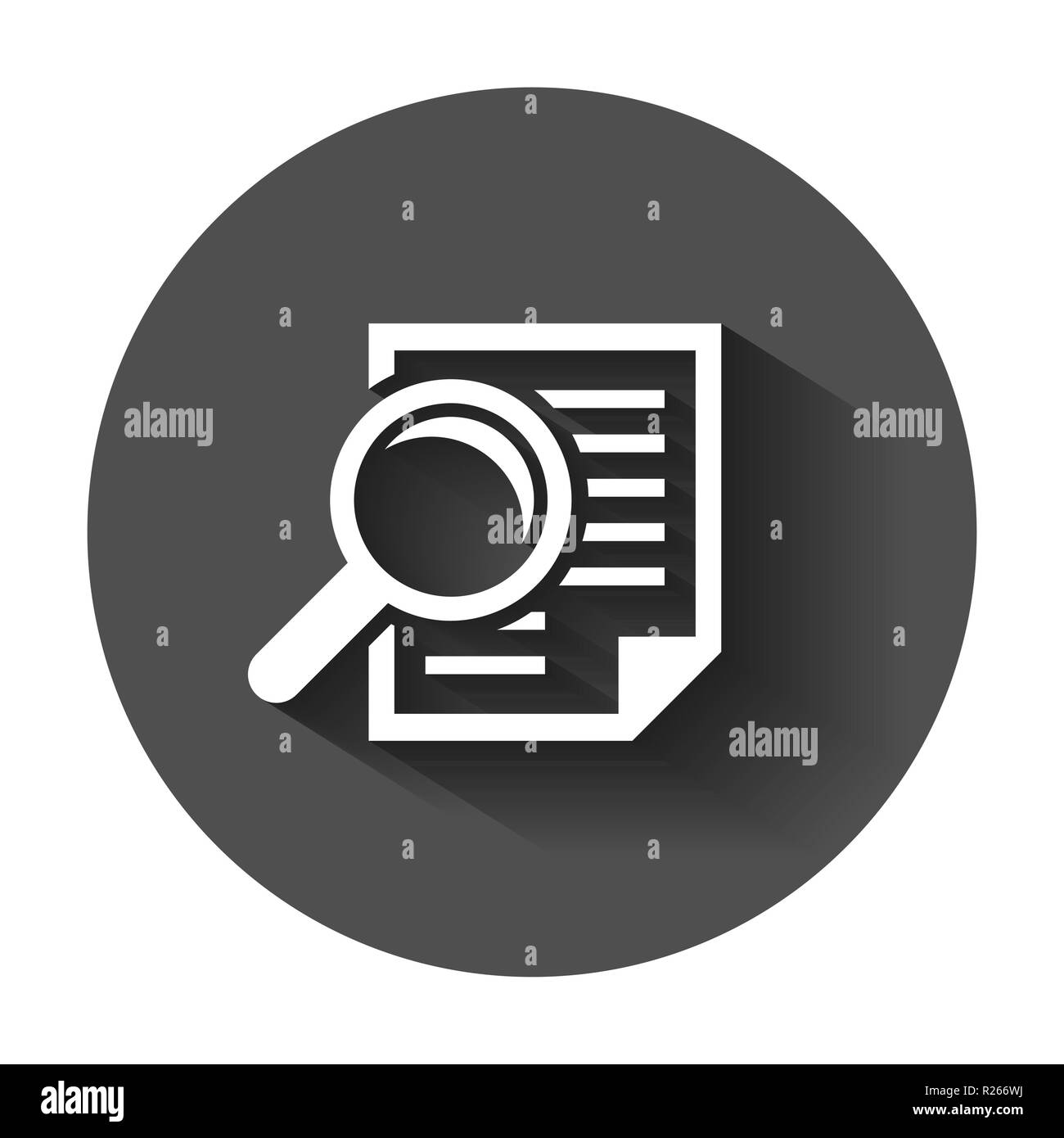 Scrutiny Document Plan Icon In Flat Style Review Statement Vector scrutiny-document-plan-icon-in-flat-style-review-statement-vector