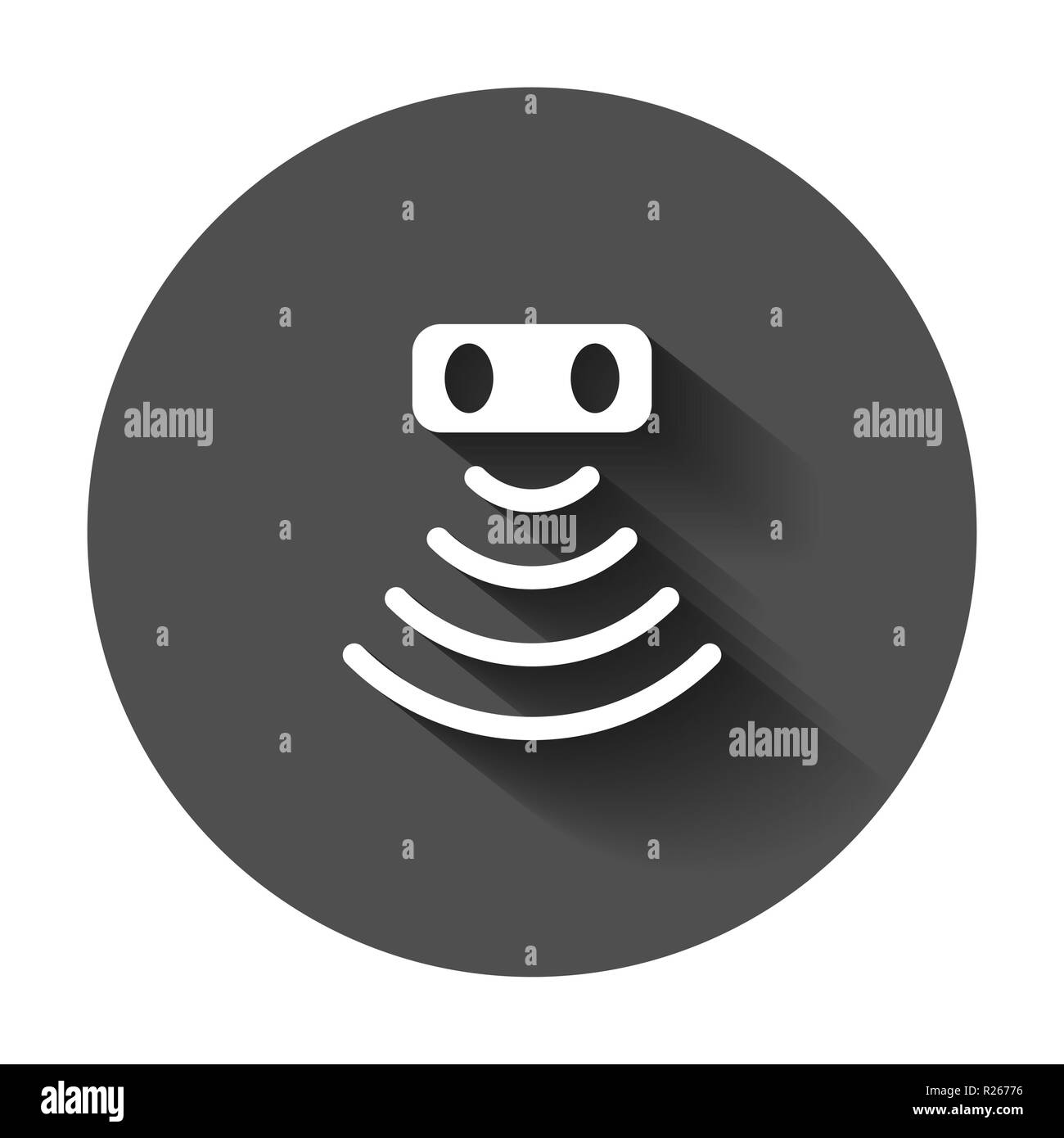 Motion sensor icon vector vectors hi-res stock photography and images ...