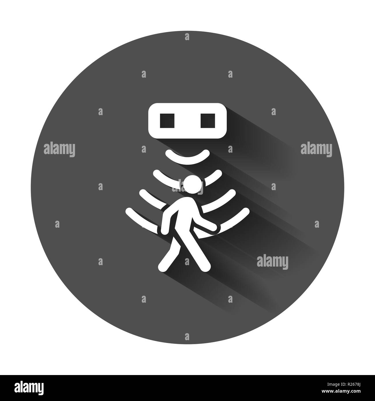 Motion Sensor Icon Vector Vectors Stock Photos & Motion Sensor Icon ...