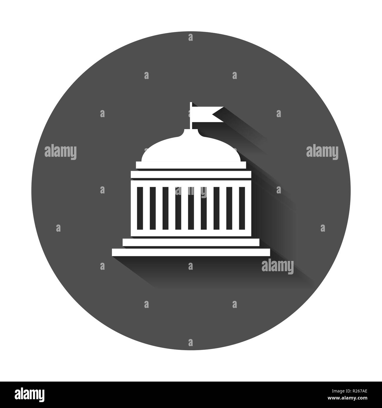 Bank in greek style Cut Out Stock Images & Pictures - Alamy