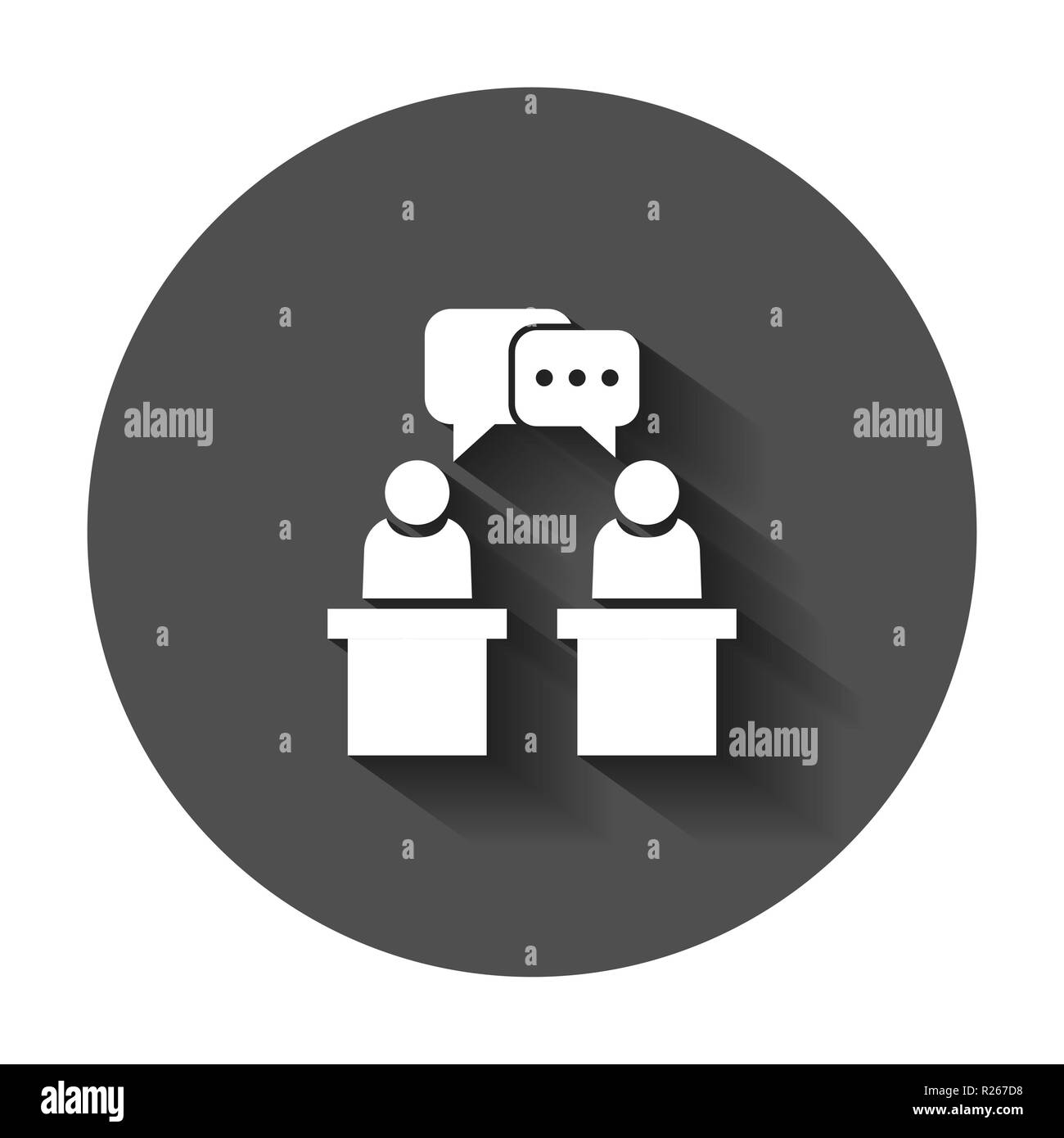 Voting in person Stock Vector Images - Alamy