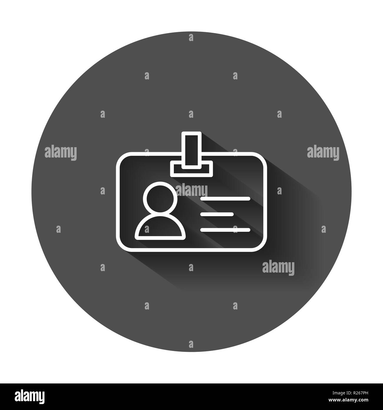 Identification concept id card icon hi-res stock photography and images ...