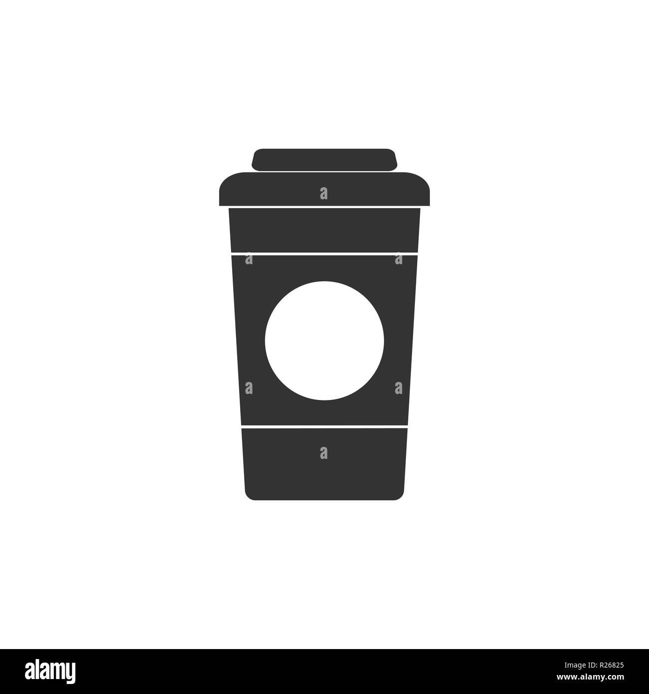 Coffee cup icon. Vector illustration Flat Stock Vector Image & Art - Alamy