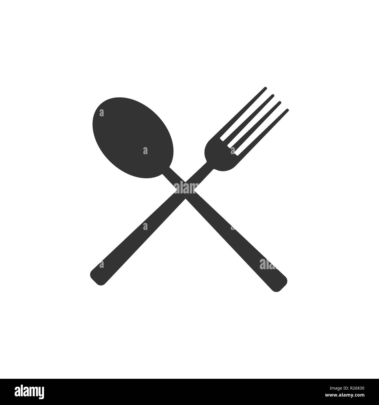 Plastic spoon knife fork Stock Vector Images - Alamy