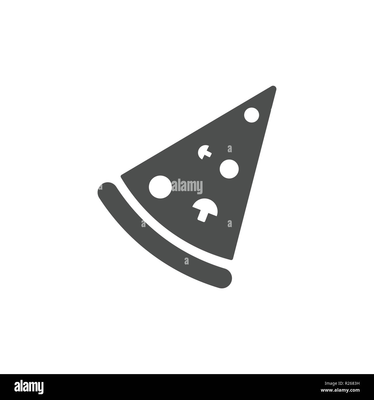 Pizza icon icon. Fast food sign. Vector illustration, flat Stock Vector ...