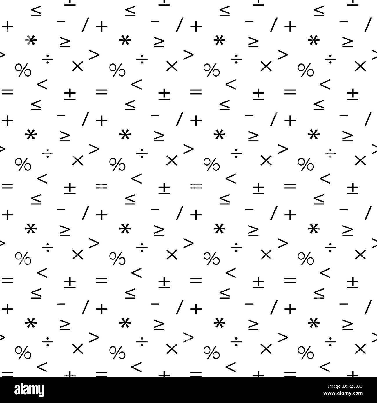 Mathematic geometric seamless pattern in Memphis style. Abstract ...