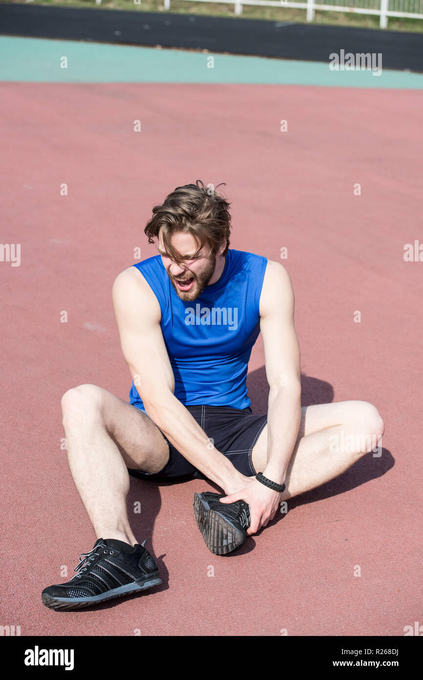 Injured Leg High Resolution Stock Photography and Images - Alamy