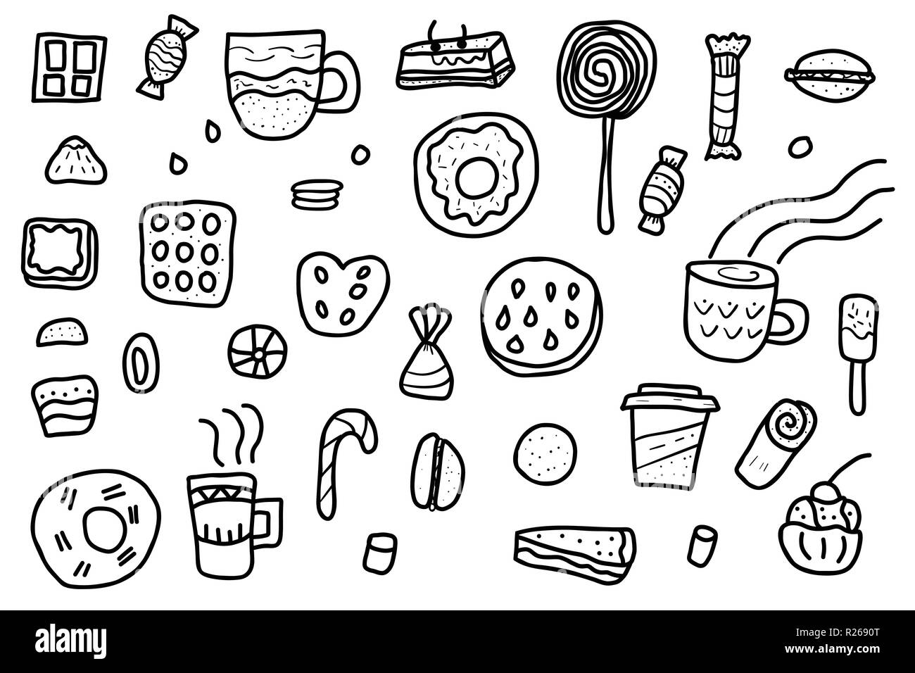 Birthday snacks Black and White Stock Photos & Images - Alamy