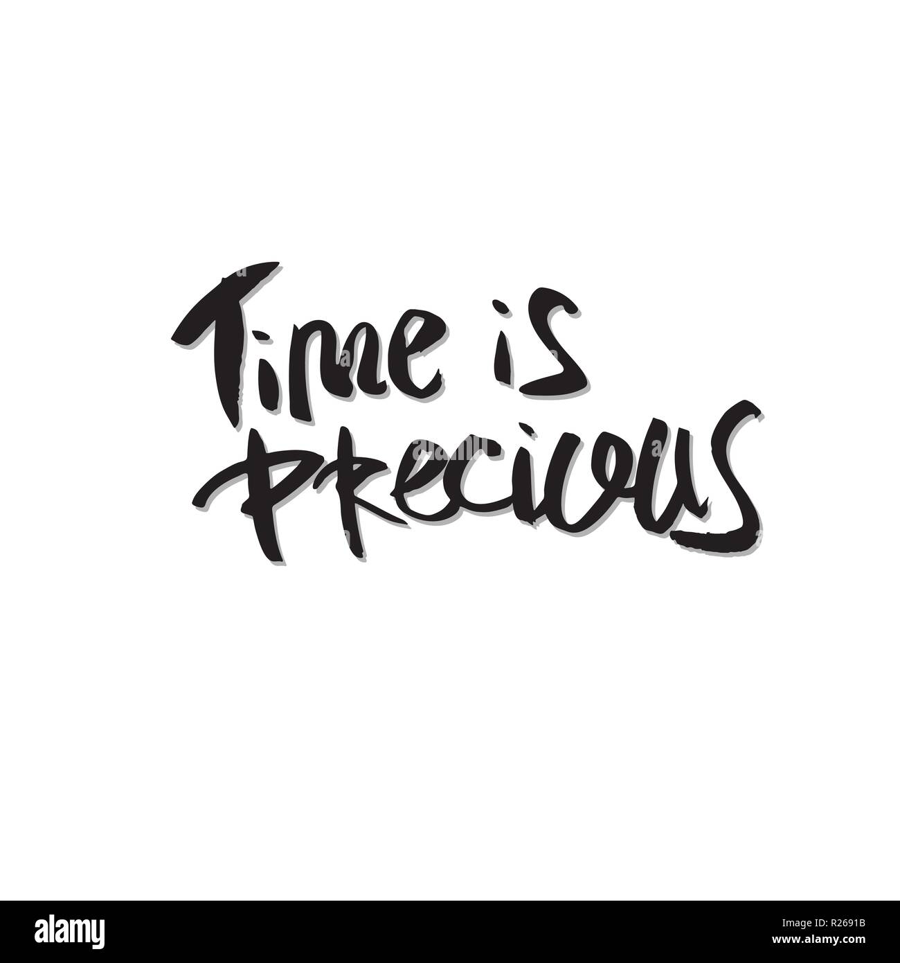 Time is precious drawing hi-res stock photography and images - Alamy
