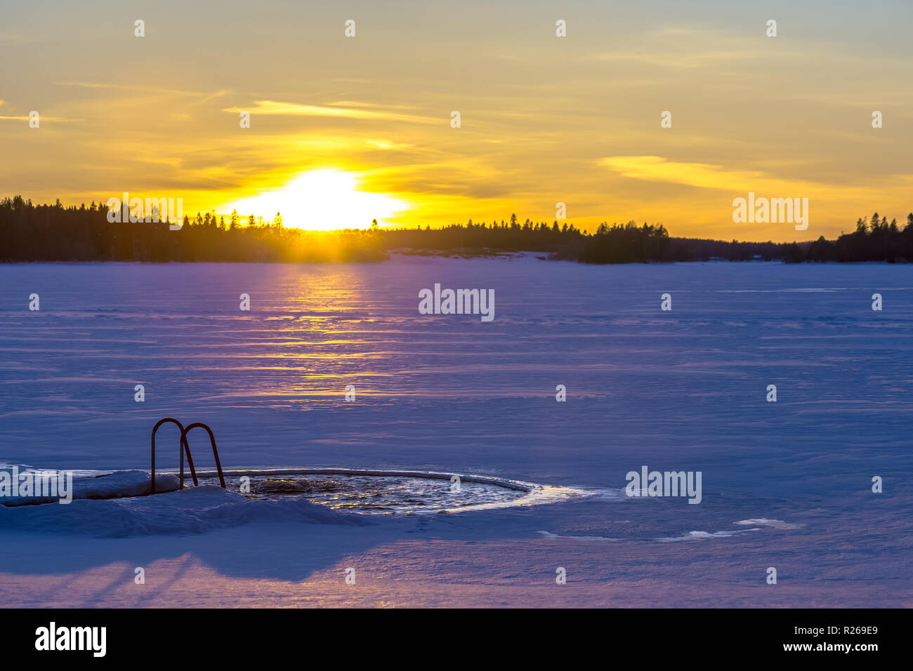 Ice swimming hi-res stock photography and images - Alamy