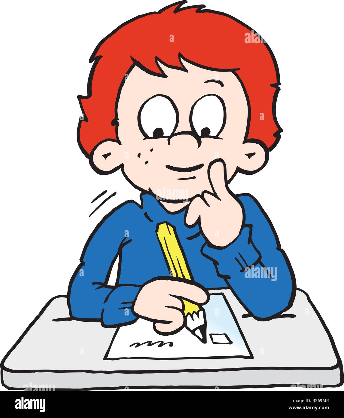 Thoughtful vector vectors hi-res stock photography and images - Alamy