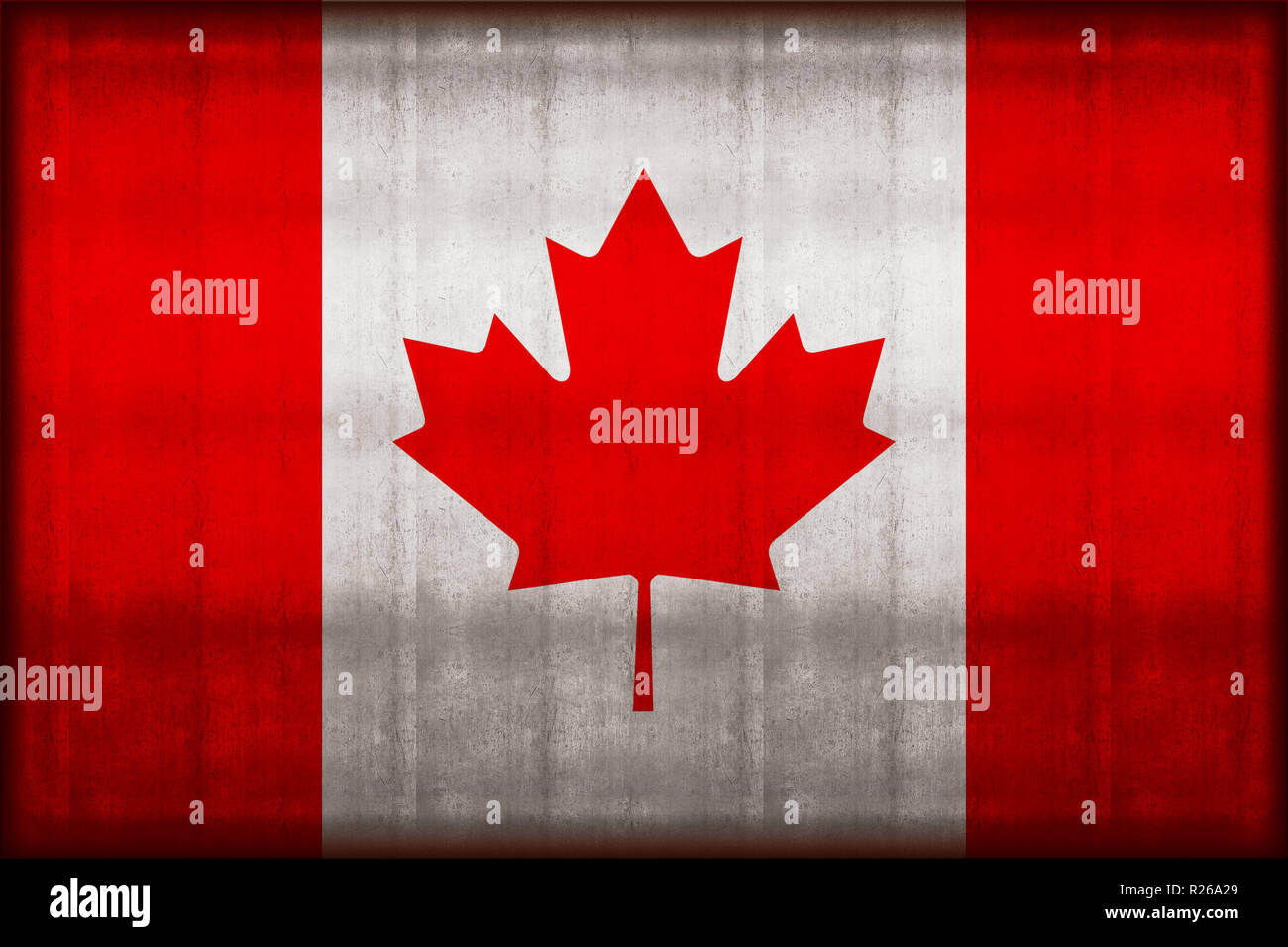 Canada rusty flag illustration. Usable for background and texture Stock ...