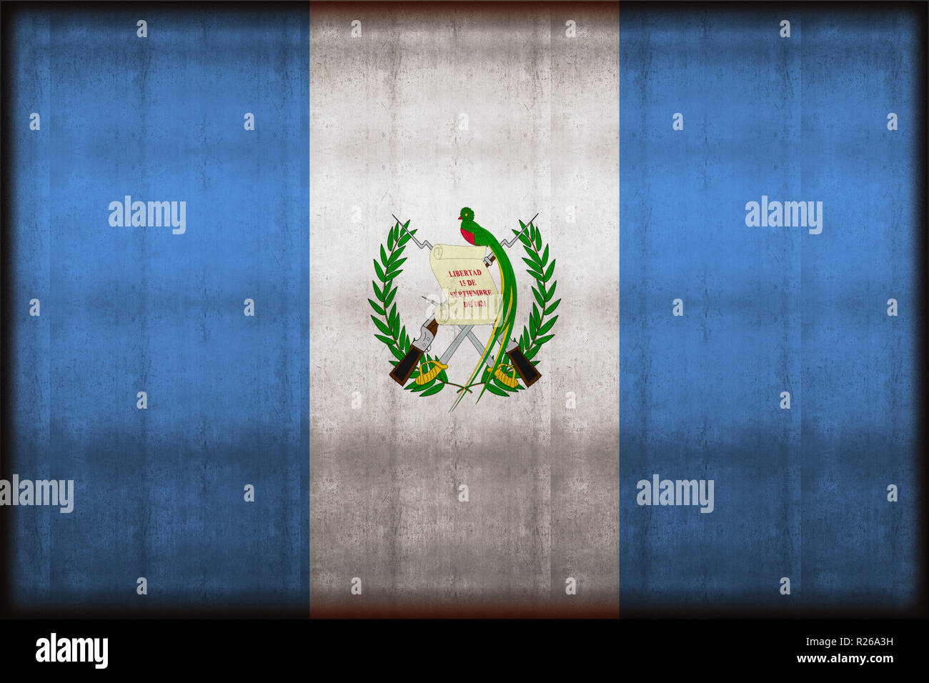 Guatemala rusty flag illustration. Usable for background and texture ...