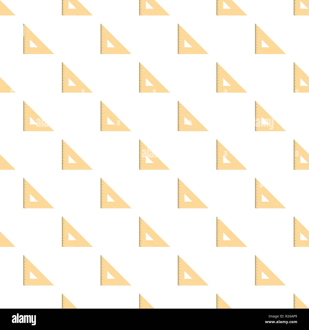Triangular ruler pattern seamless in flat style for any design Stock ...
