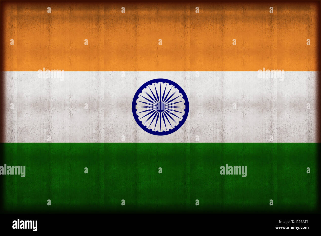 India rusty flag illustration. Usable for background and texture Stock ...