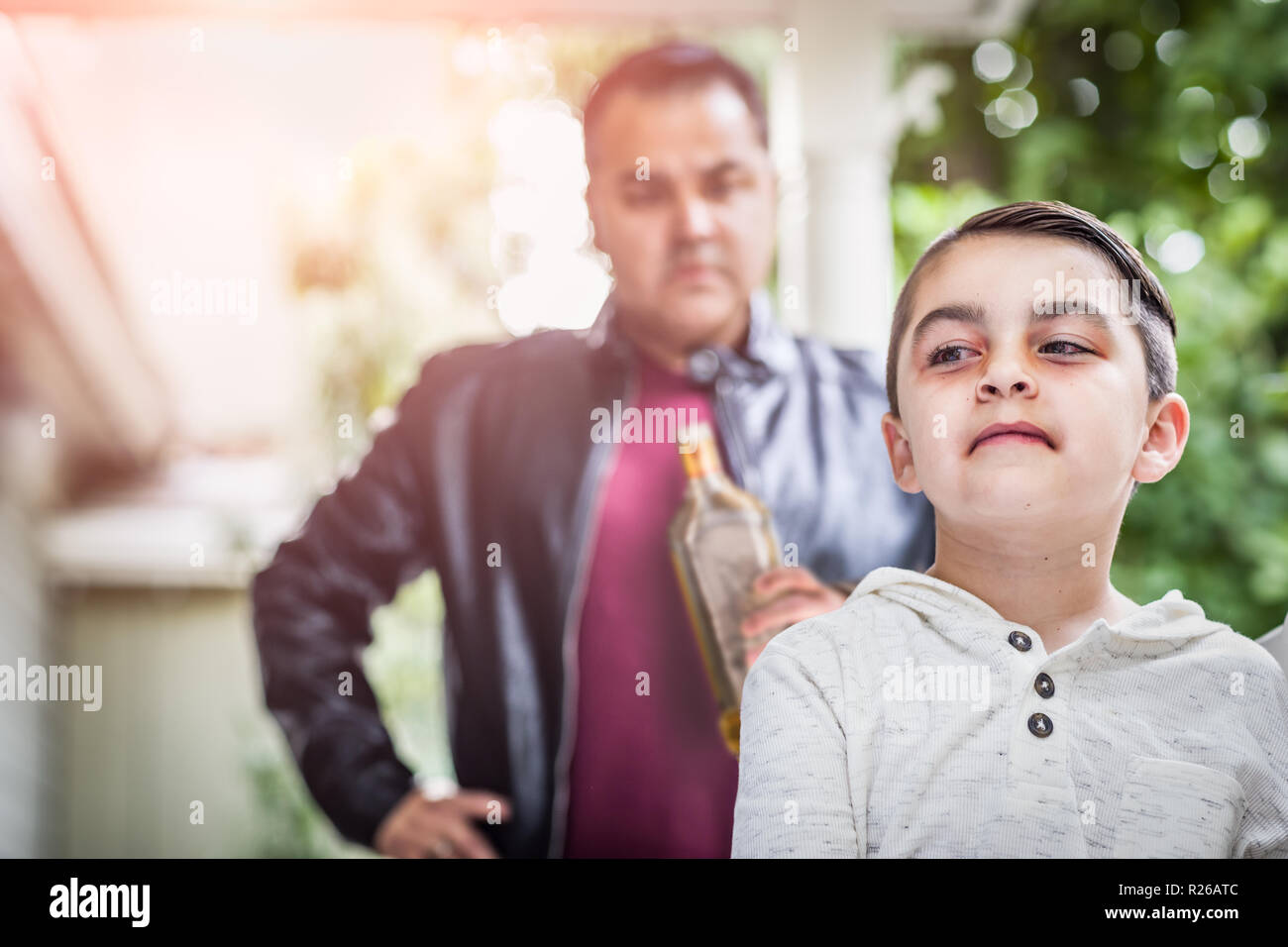 Drunk father and son hi-res stock photography and images - Alamy