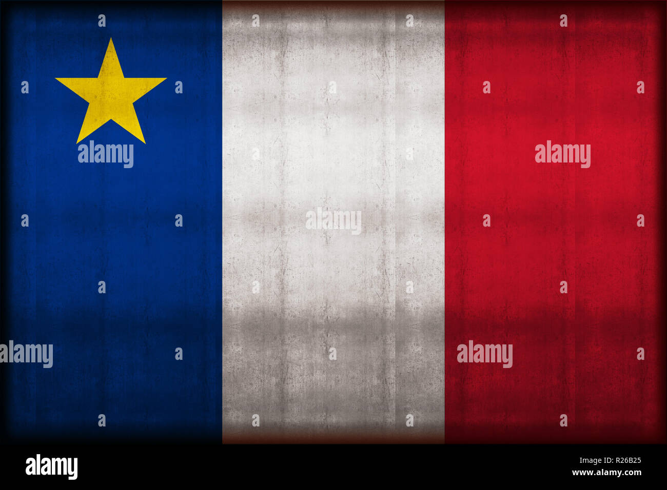 Acadia rusty flag illustration. Usable for background and texture Stock ...