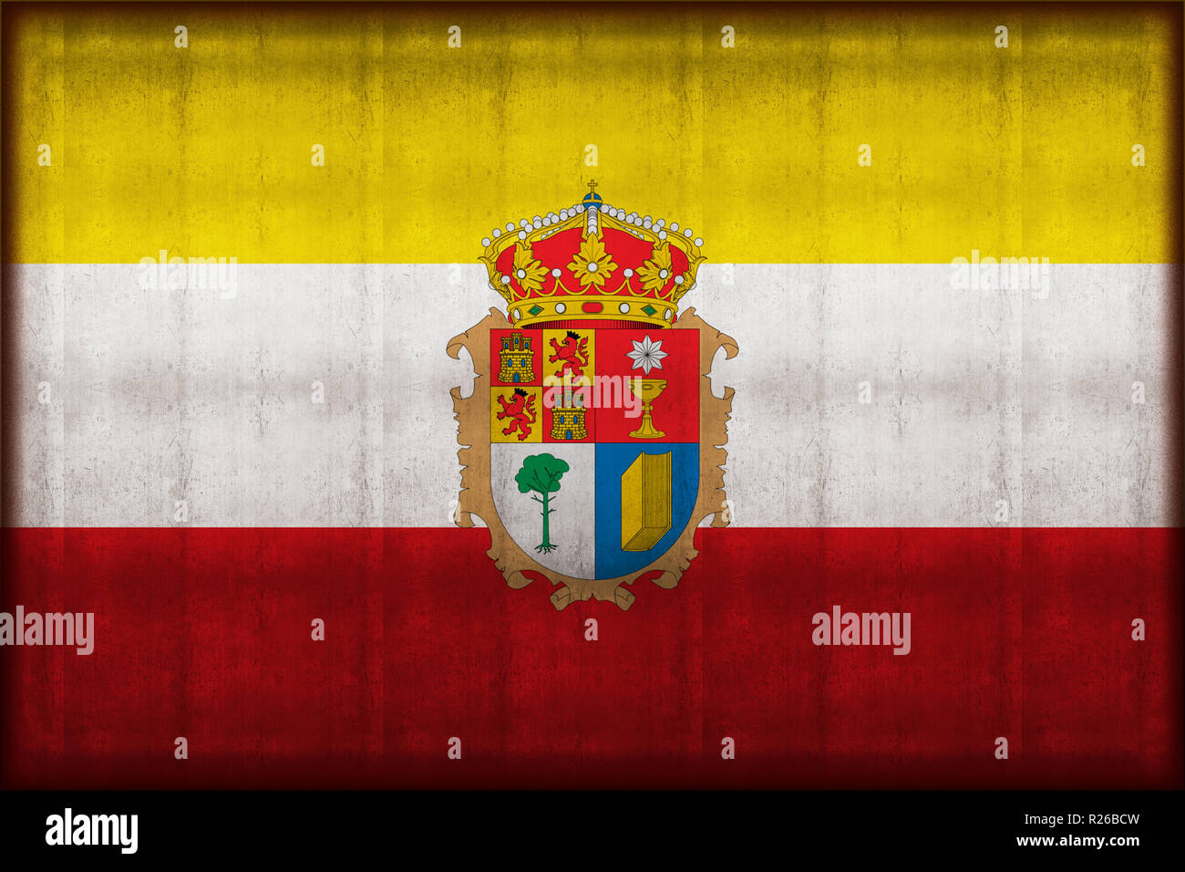 Cuenca rusty flag illustration. Usable for background and texture Stock ...