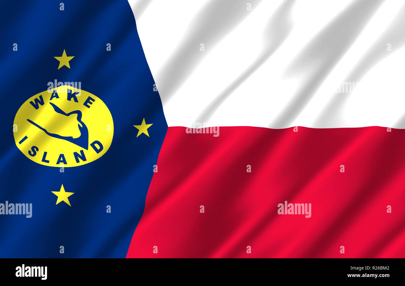 Wake island state flag hi-res stock photography and images - Alamy