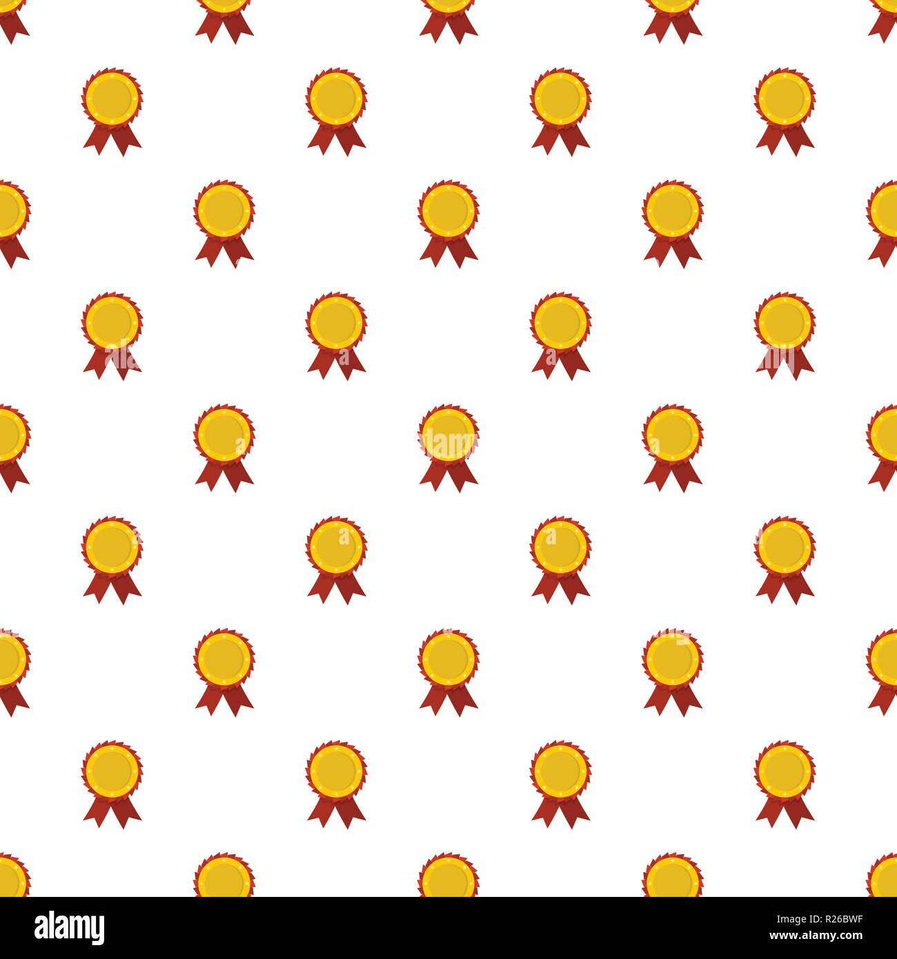 Award ribbon pattern seamless in flat style for any design Stock Vector ...