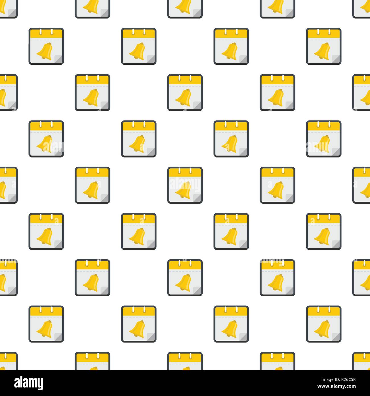 Calendar school pattern seamless in flat style for any design Stock ...