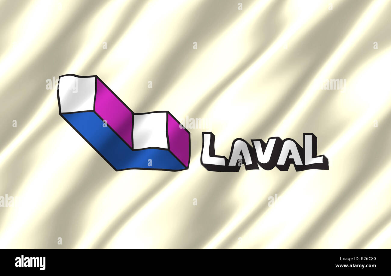 Laval flag hi-res stock photography and images - Alamy