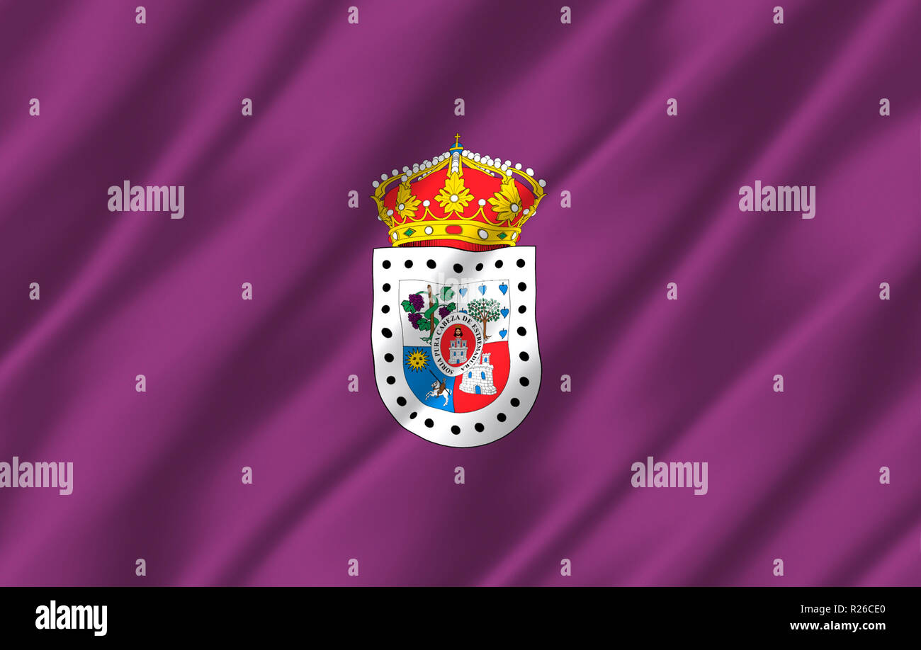 Soria 3D waving flag illustration. Texture can be used as background ...