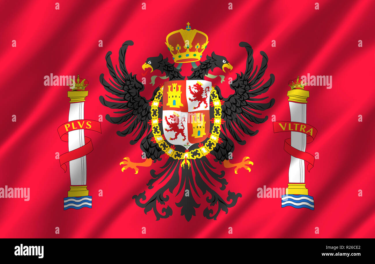 Toledo 3D waving flag illustration. Texture can be used as background ...