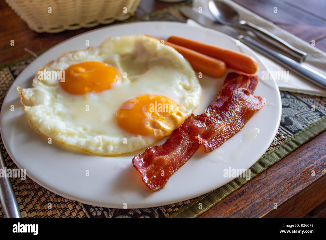 English breakfast set hi-res stock photography and images - Alamy